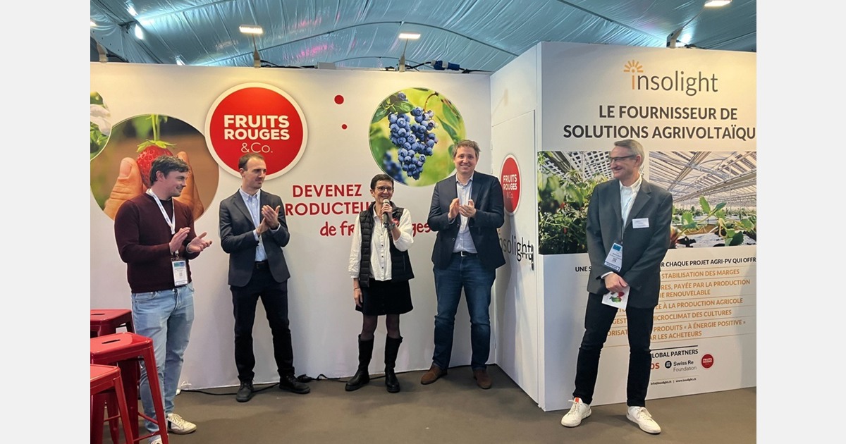 Développer la filière française de fruits rouges grâce à l'agrivoltaïsme